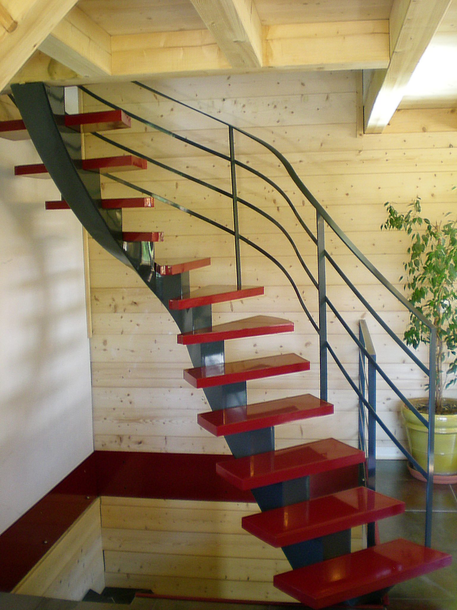 Escalier balancé - Metal'Art